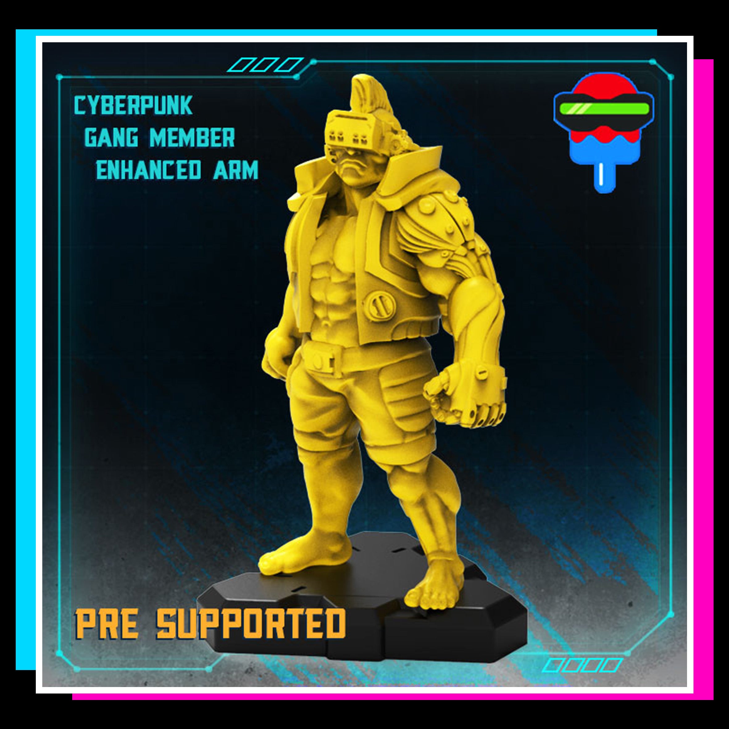Cyberpunk Gang Lord Male - Cyberpunk | Thorhammer 3D