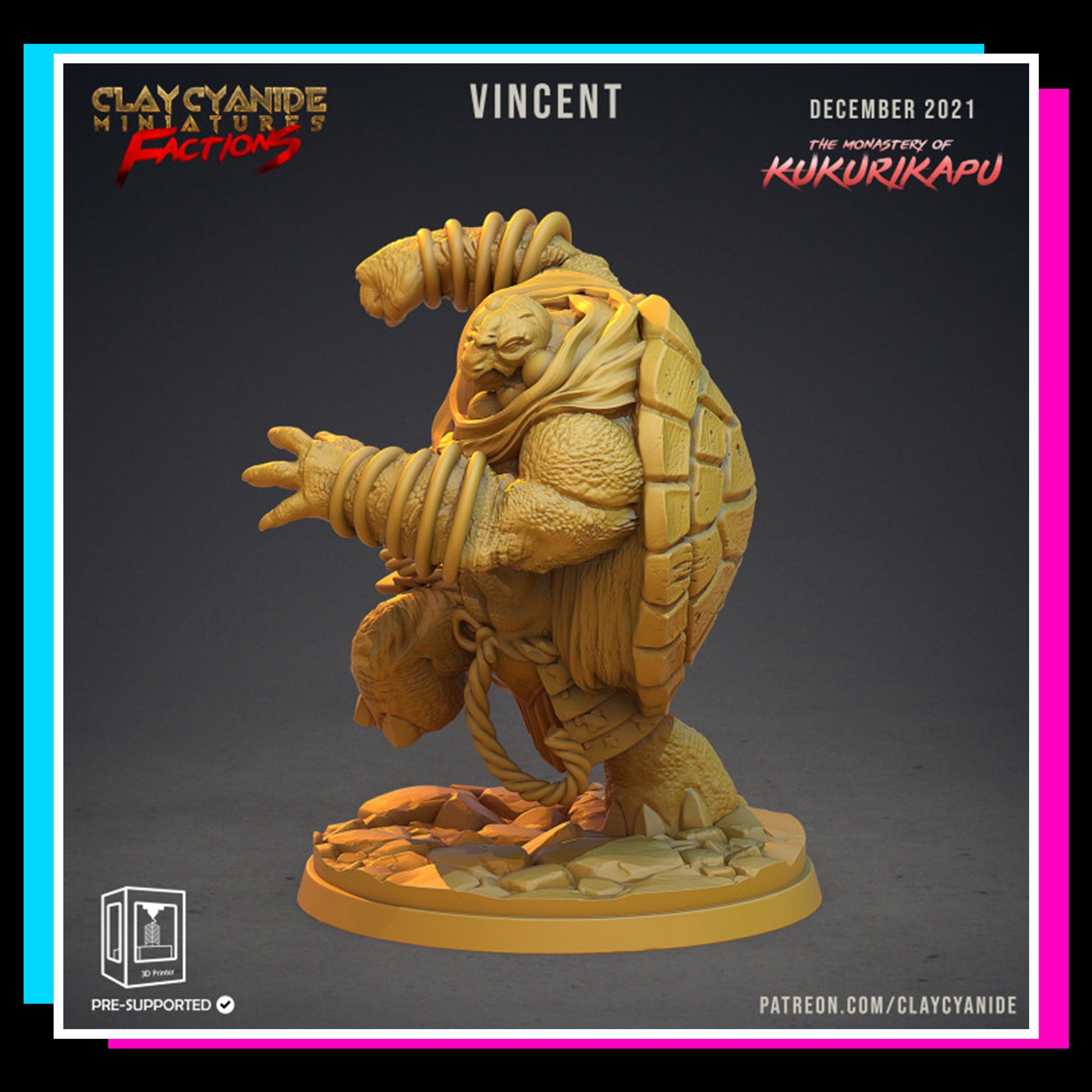 Vincent - Kukurikapu, Monastry of Turtle-folk | Thorhammer 3D